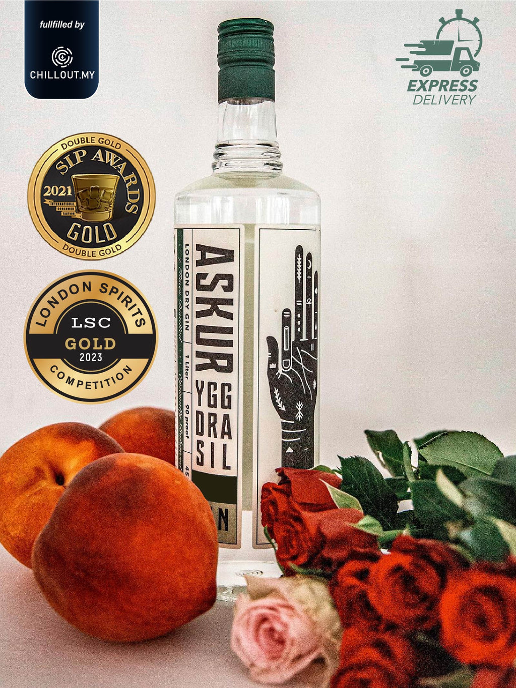 ASKUR GIN 700ML – chillout.my