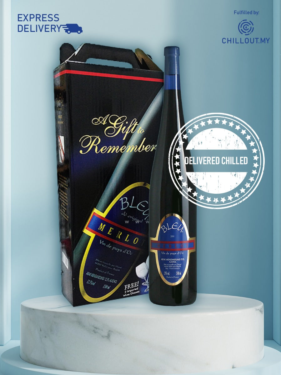 BLUE MERLOT 1.5L GIFT PACK – chillout.my